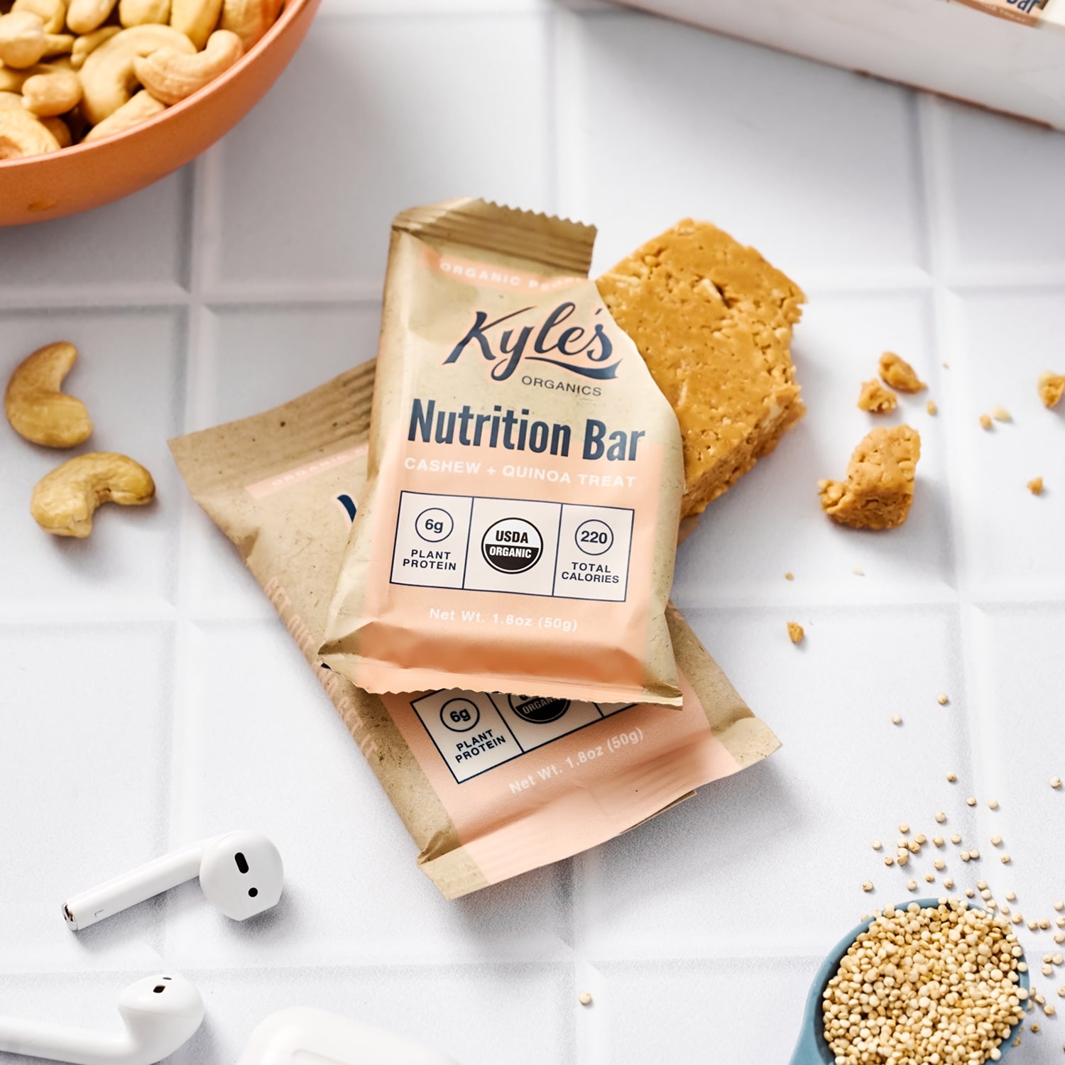 Cashew + Quinoa Treat – Kyle's Organics